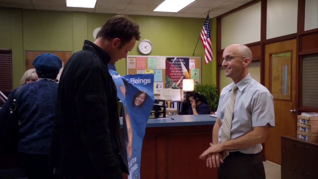 dean pelton being obsessed with jeff winger for 2 mins straight - YouTube