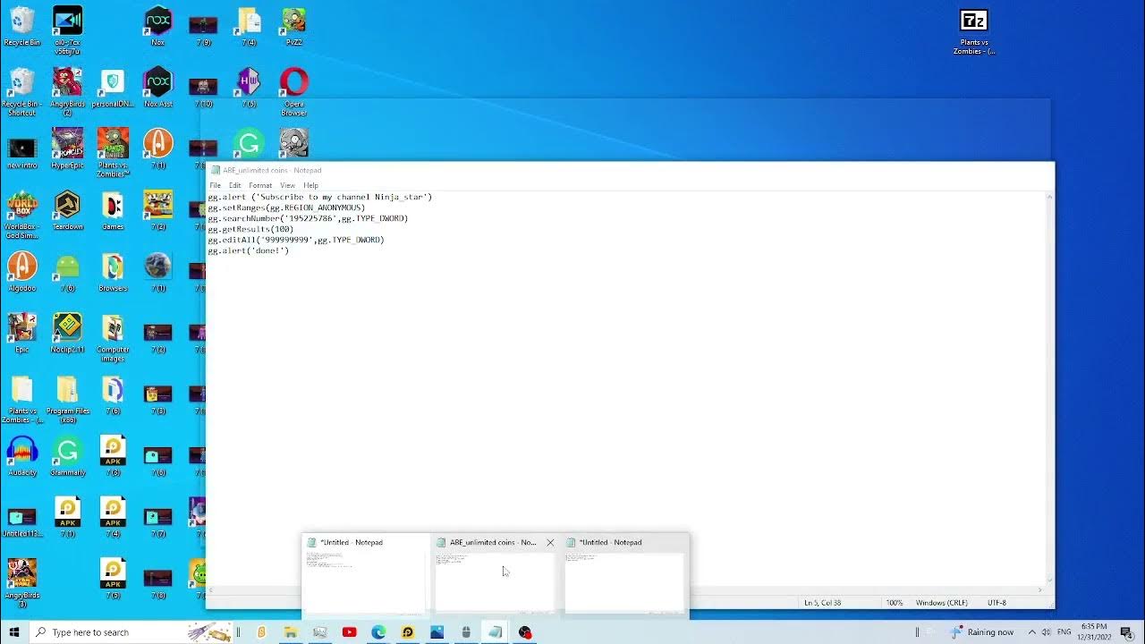 How to make a game guardian script - YouTube