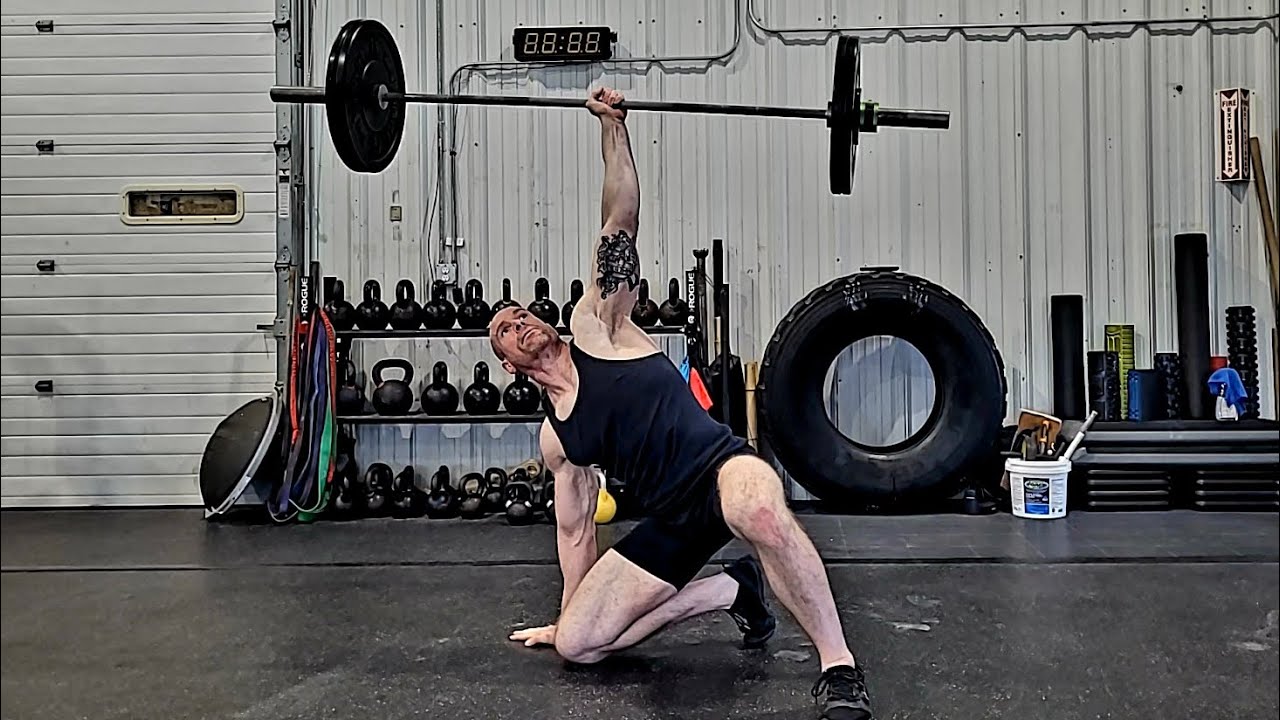 40kg 10' continuous getups - YouTube