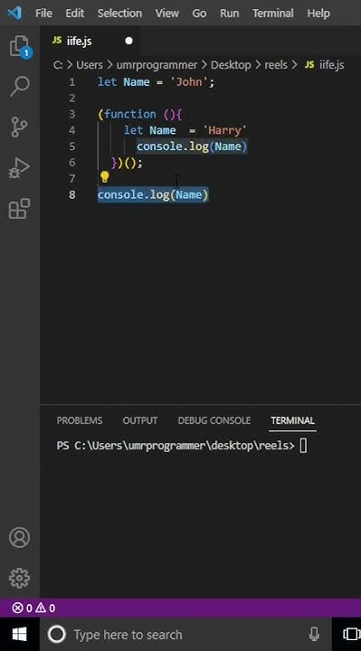 IIFE javascript - YouTube