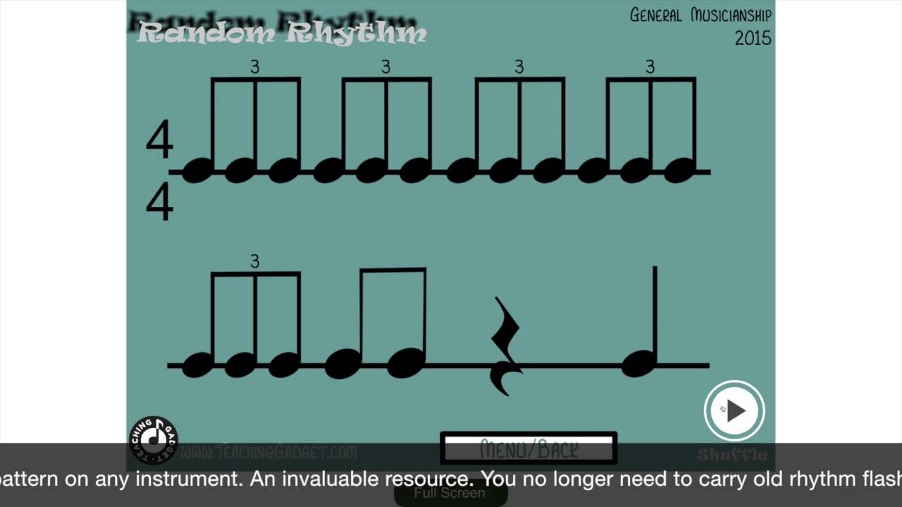 Random Rhythm TeachingGadget - YouTube