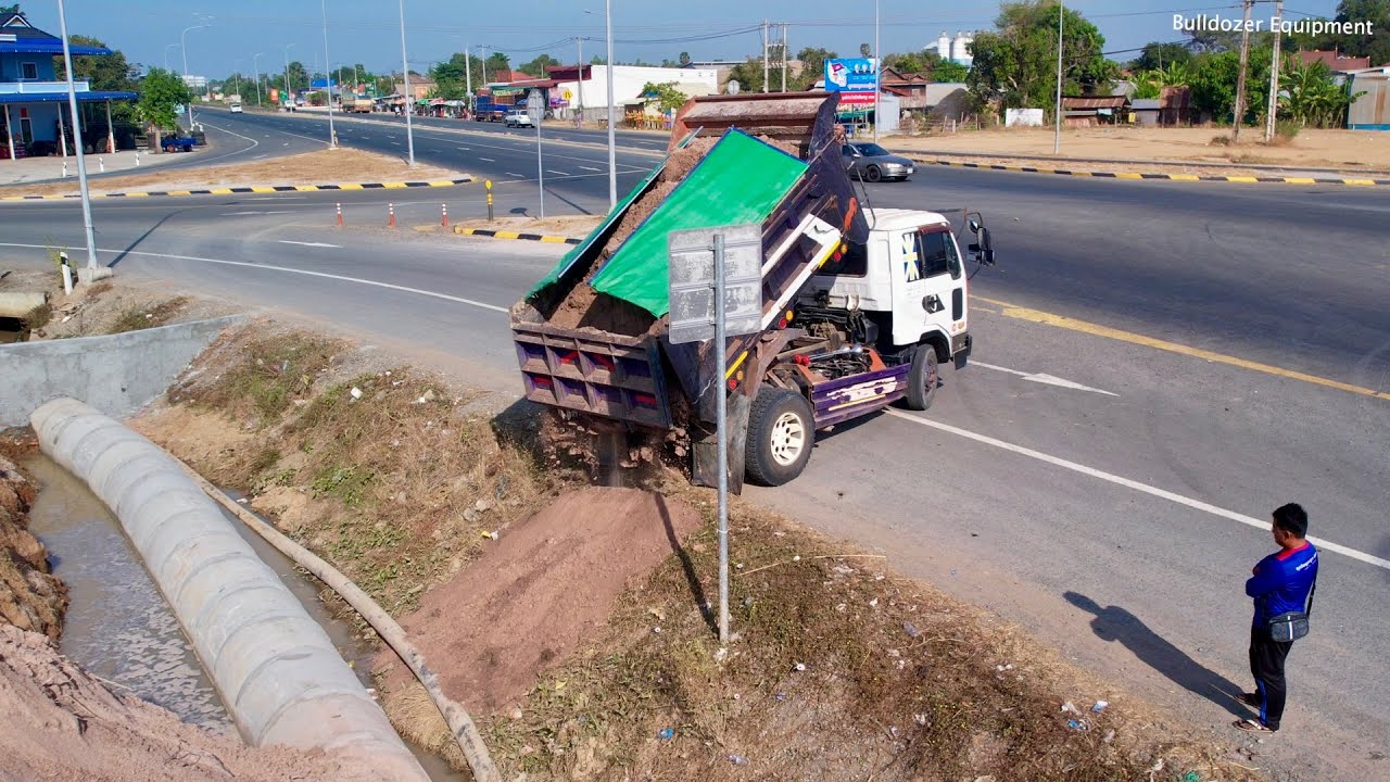 The Project to fill the land next to the ASEAN Road including the the ...
