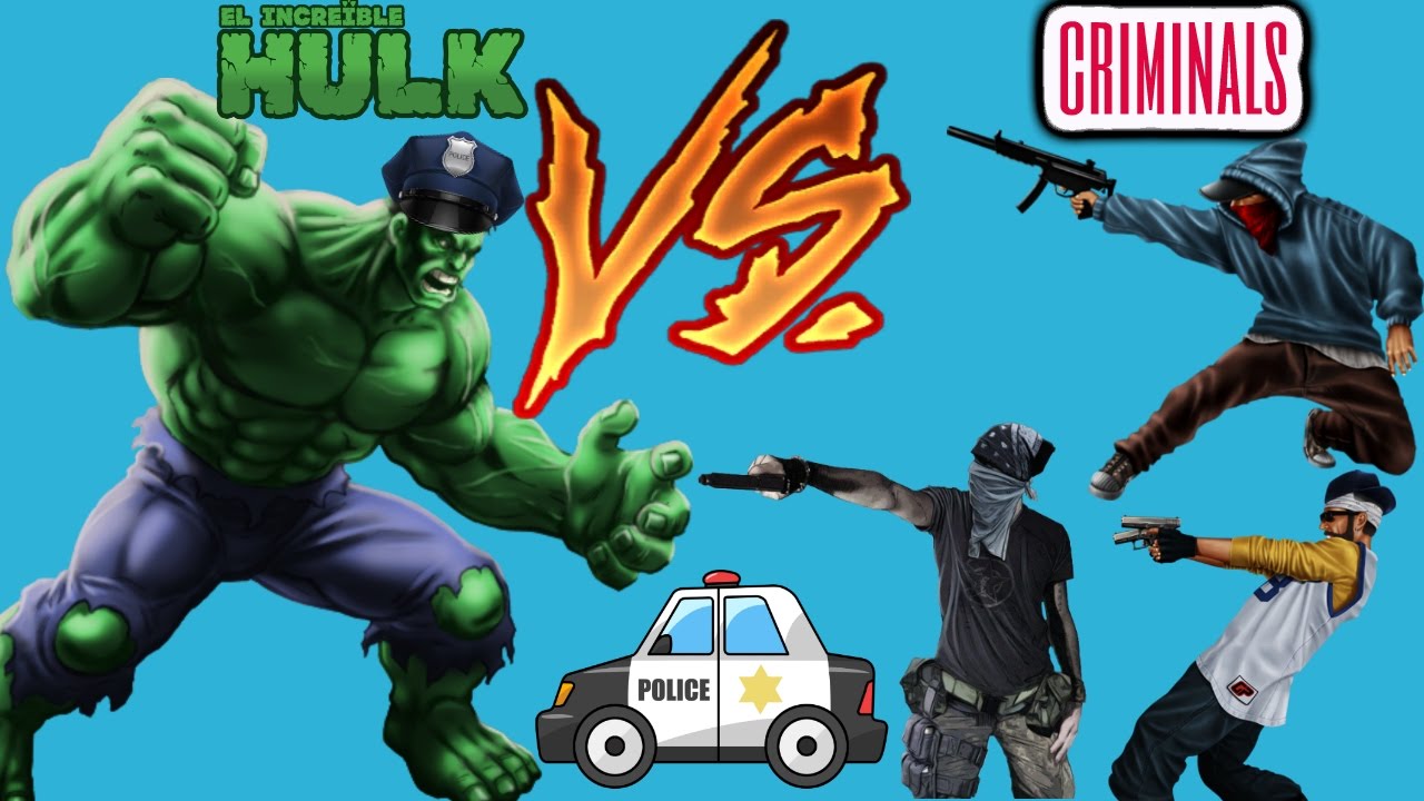 Hulk Becomes a Police | Nursery Rhymes Songs for KIDS! - YouTube