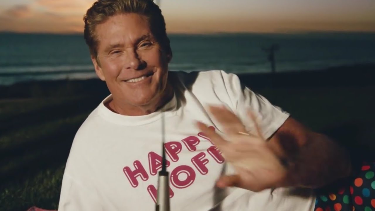 David HASSELHOFF Happy Socks Commercial spot - YouTube