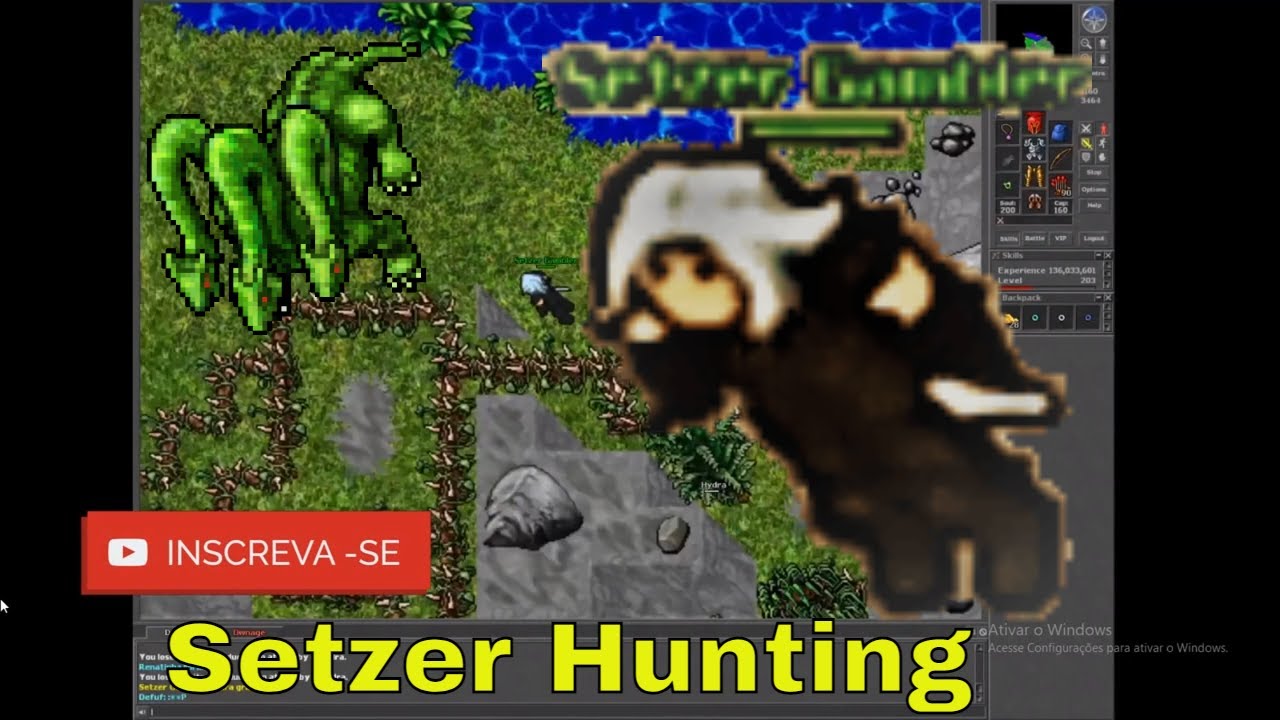 Tibia - Setzer Gambler Hydras Port Hope #tibia #tibiabr #tibianostalgia ...