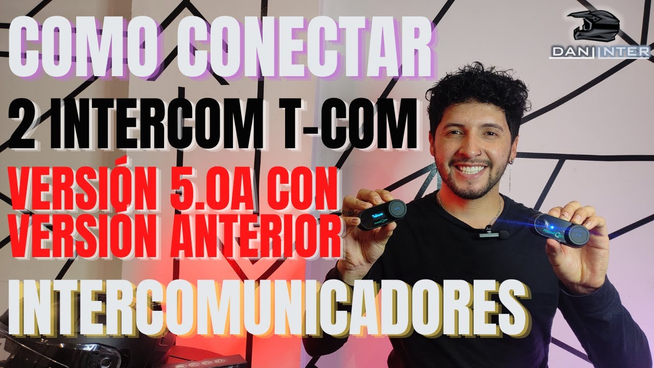 Como Conectar dos Intercomunicadores T-com de DIFERENTES VERSIONES ...