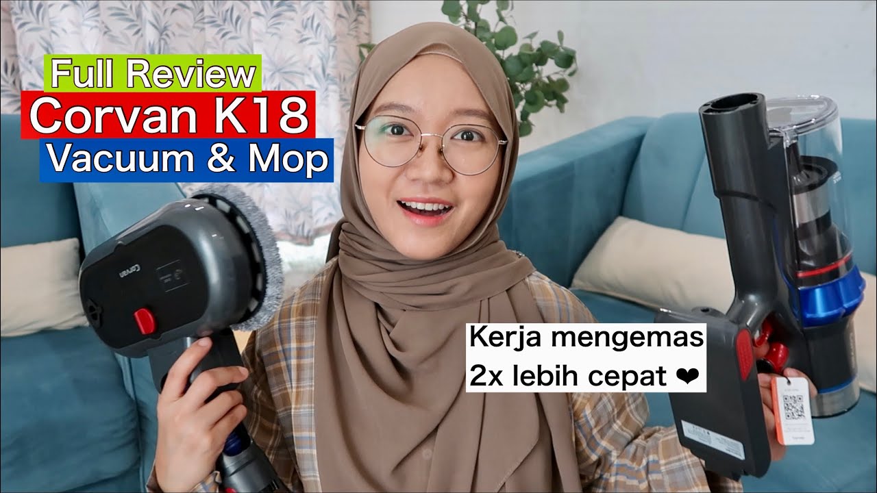 Unboxing + Review | Corvan K18 Cordless Vacuum & Mop #corvan # ...