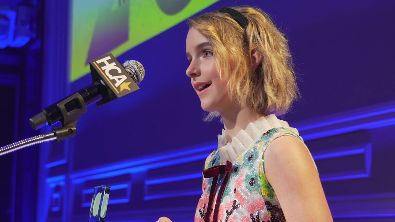 2020 HCA Film Awards - Mckenna Grace Next Generation Acceptance Speech ...