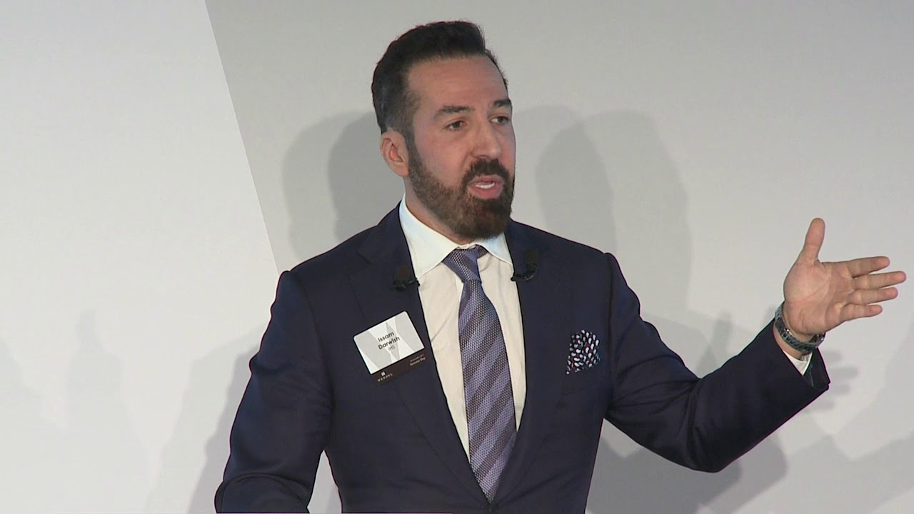 IHS CEO Sam Darwish speaks at the Wendel Investor Day November 2017 ...