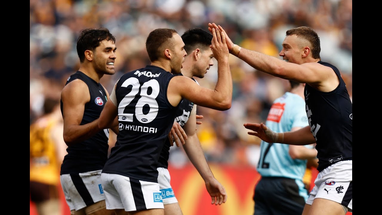 David Cuningham - 2023 AFL Home & Away Season Highlights - Carlton ...