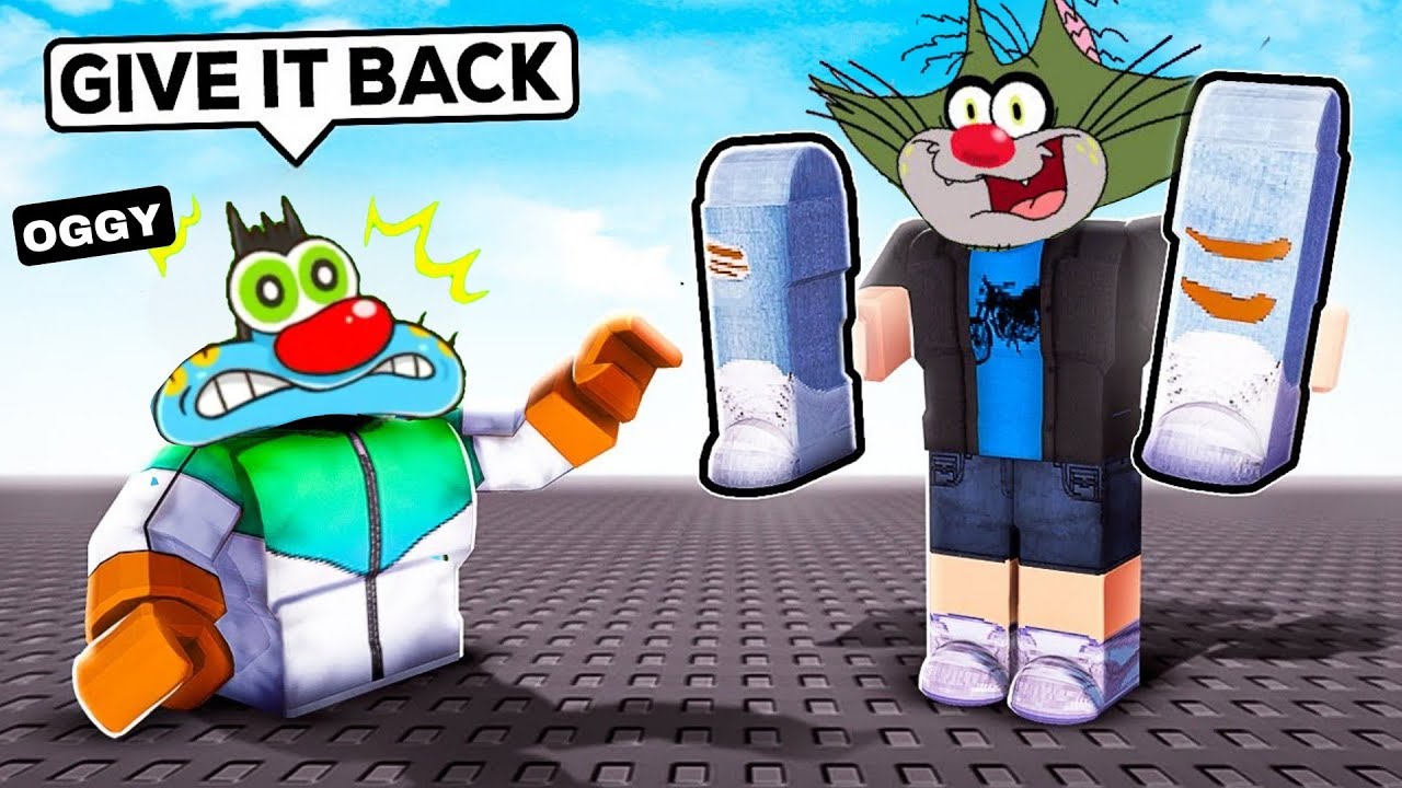 OGGY TRY GET BACK HIS BODY PARTS FROM JACK IN COLLECT BODY PARTS ...