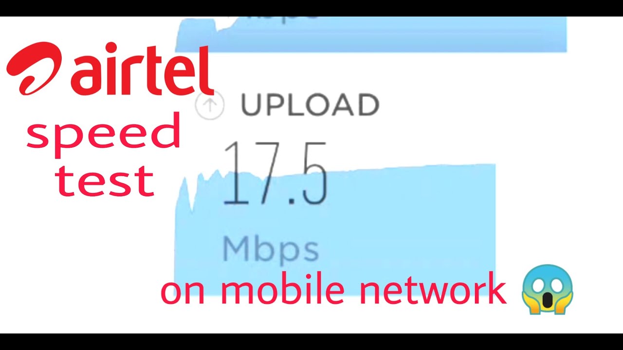 Airtel speed test in my area 📶 - YouTube