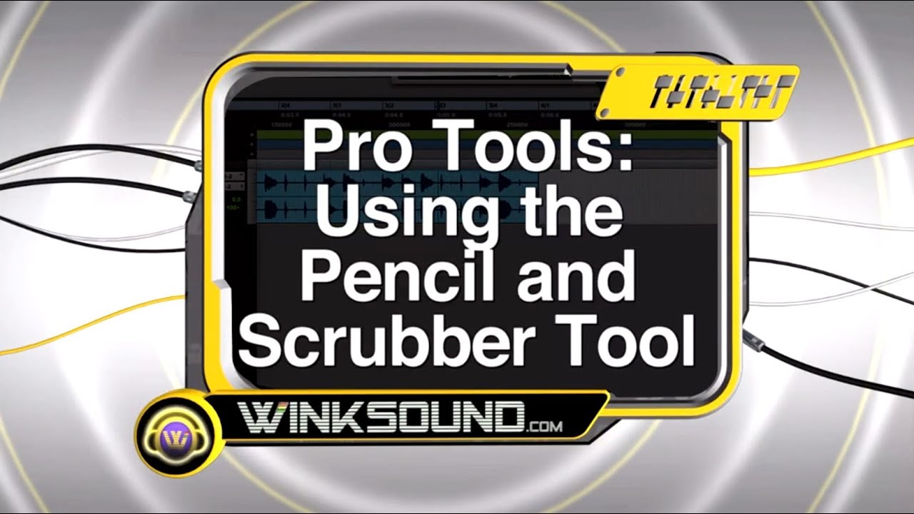 Pro Tools: Using the Pencil and Scrubber Tools | WinkSound - YouTube