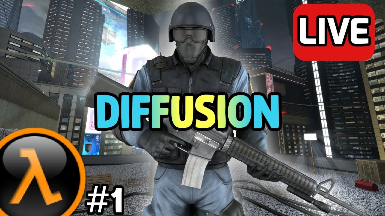 🔴 HALF-LIFE: DIFFUSION - Full Playthrough 【Part 1】 - YouTube