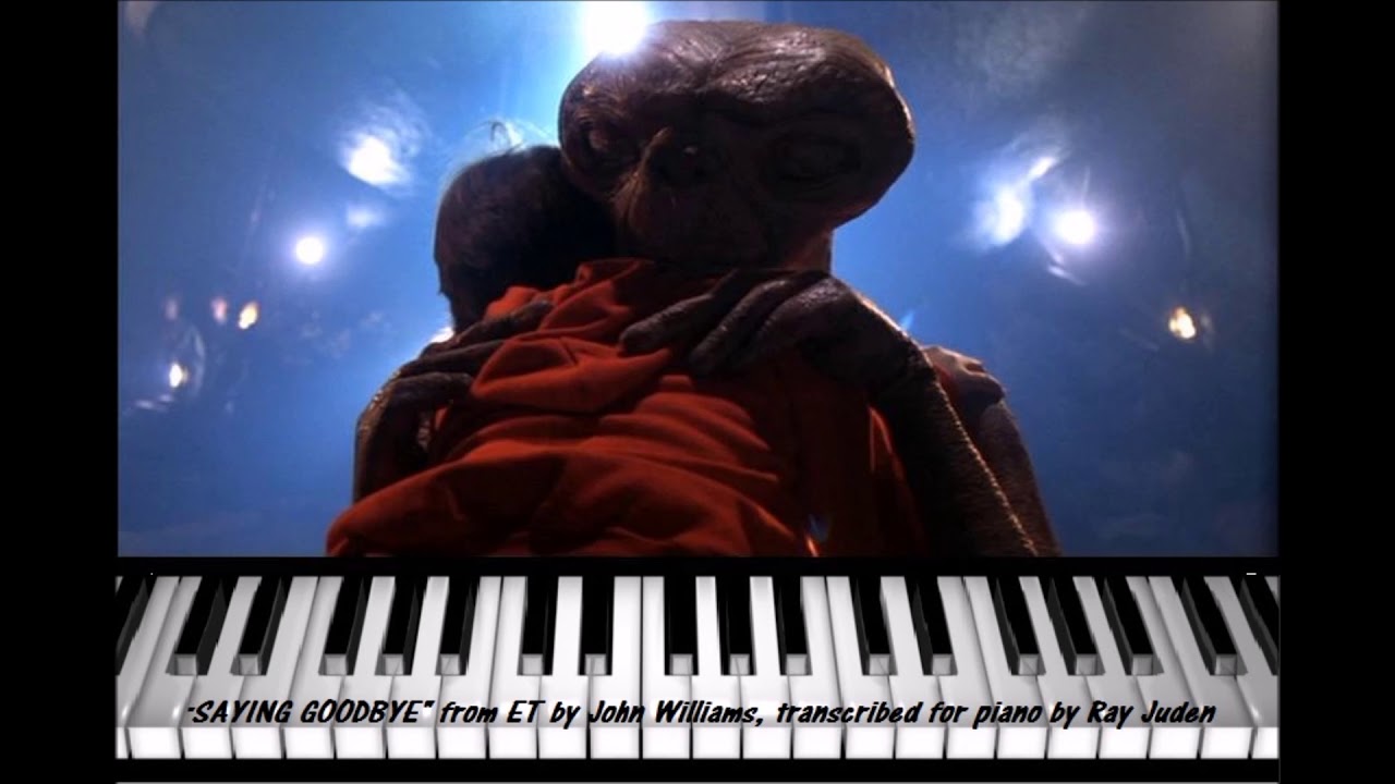 E.T. "Saying Goodbye" - Piano - YouTube