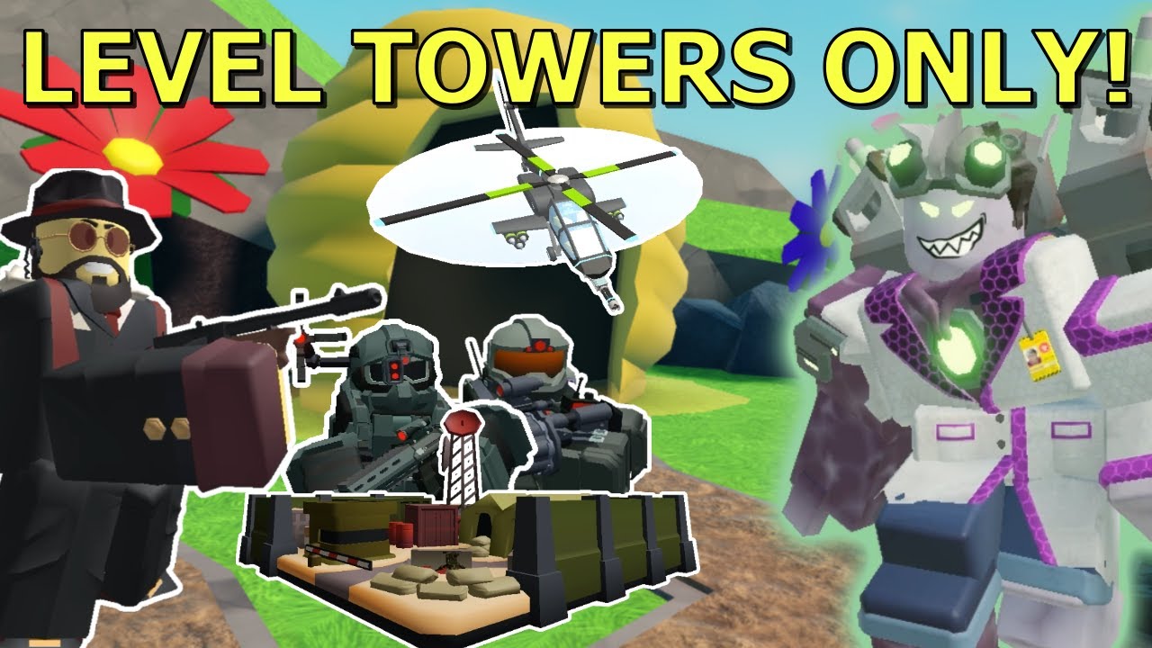 ONLY Level Towers Vs INTERMEDIATE MODE | Tower Defense Simulator - YouTube