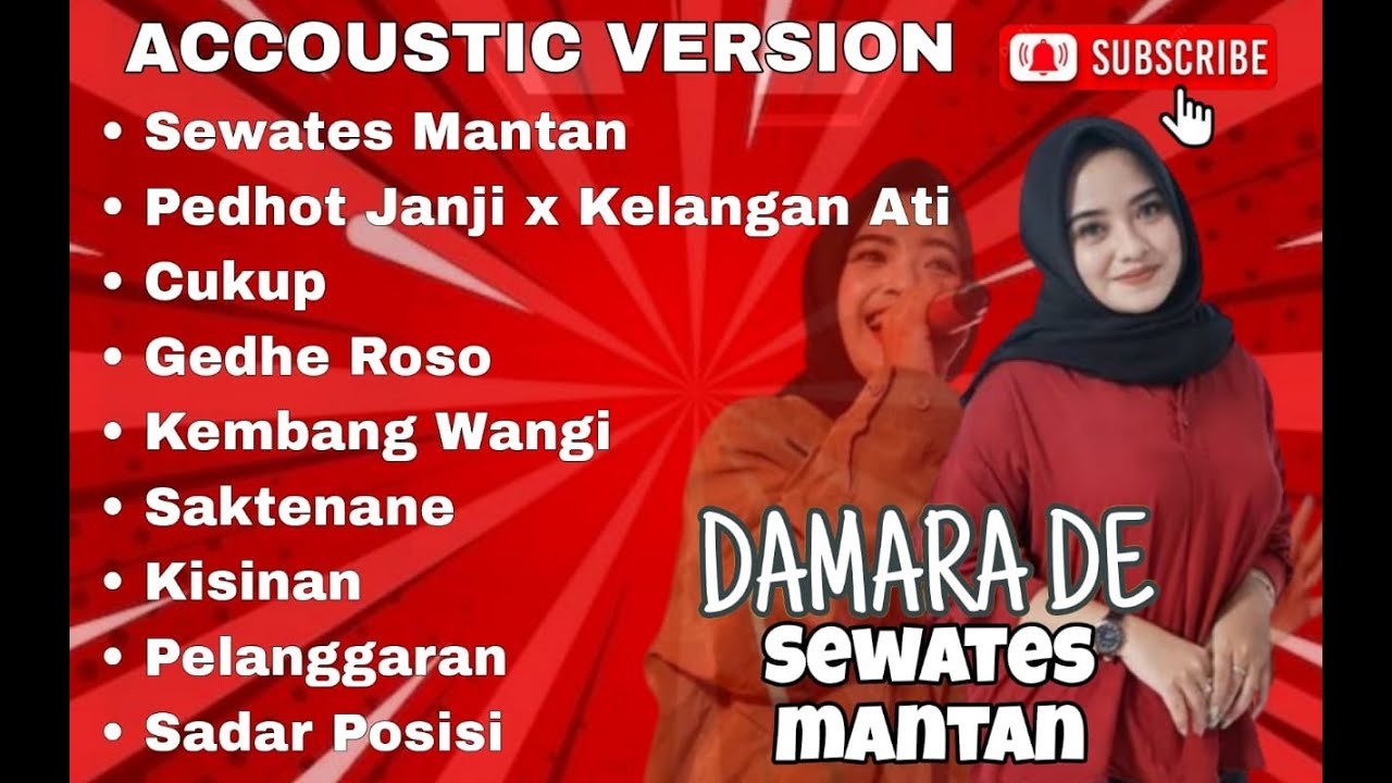 DAMARA DE FULL ALBUM ( ACCOUSTIC VERSION ) - TERBARU 2024 - SEWATES ...
