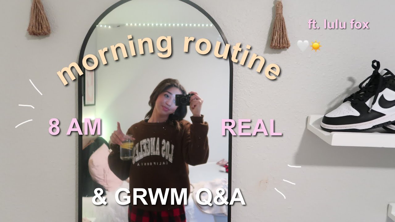 8am Morning Routine Productive Healthy Skincare And Grwm🧘🏽♀️☀️ Youtube