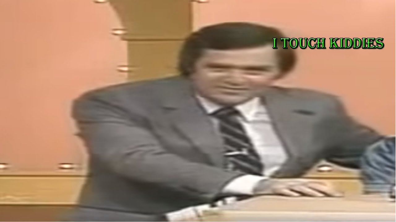 creepy old tv presenter picks up children - YouTube