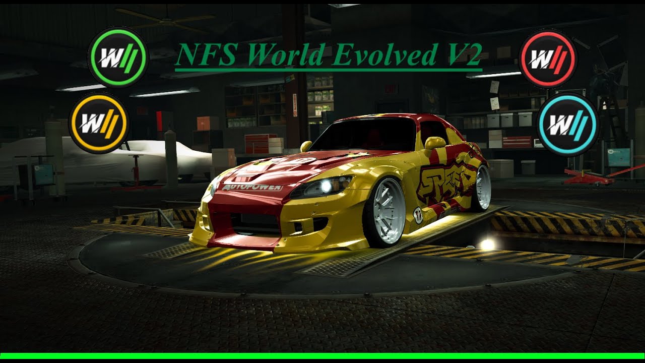 NFS World Evolved V2 daily challenge series (B class, win the race, 12 ...