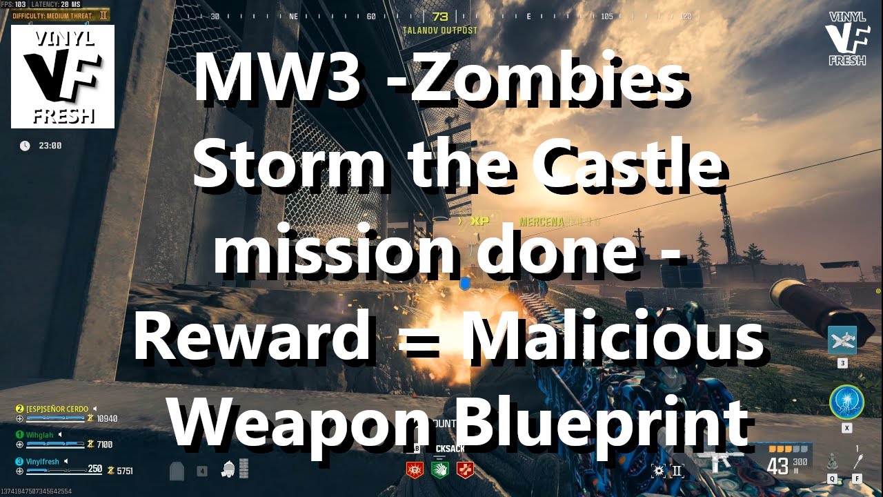 COD - MW3 - Zombies - 'Storm the Castle' mission done - Malicious ...