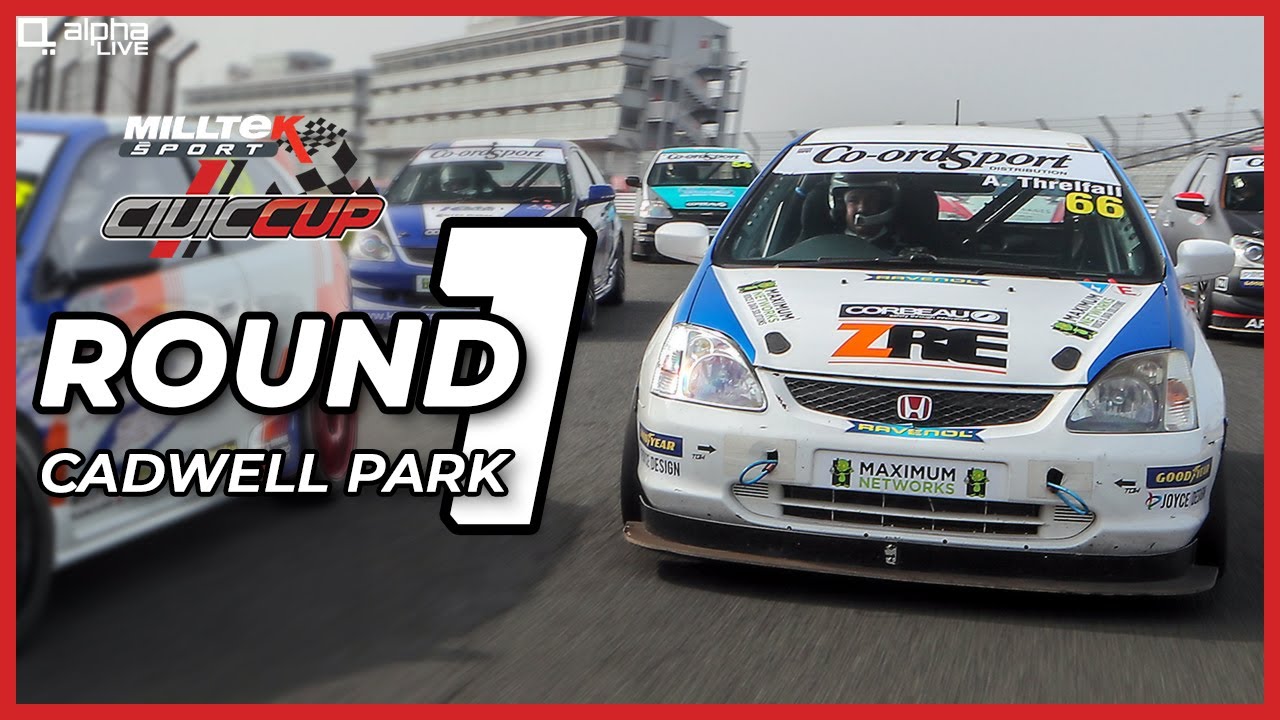 Milltek Sport Civic Cup - Round 1 LIVE from Cadwell Park - YouTube