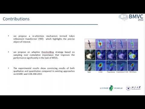 Paper ID 70 - Re-Attention Transformer for Weakly Supervised Object Localization - YouTube