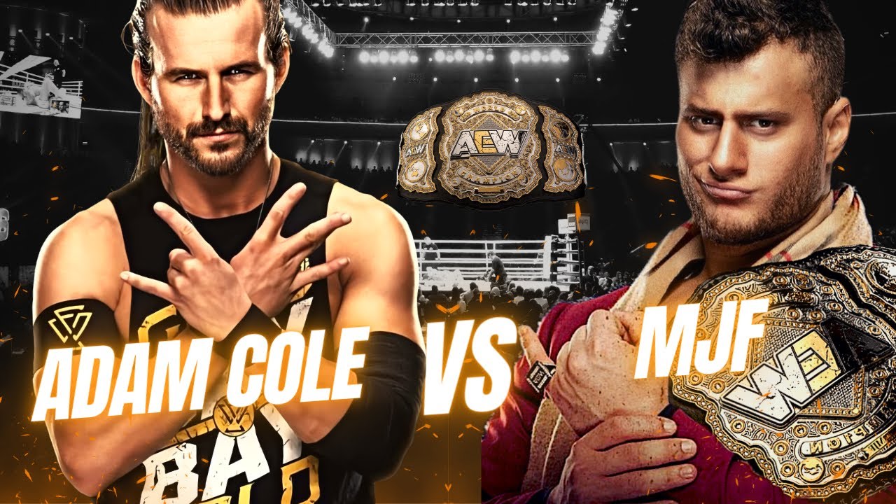 Adam Cole vs. Mjf AEW Championship - YouTube