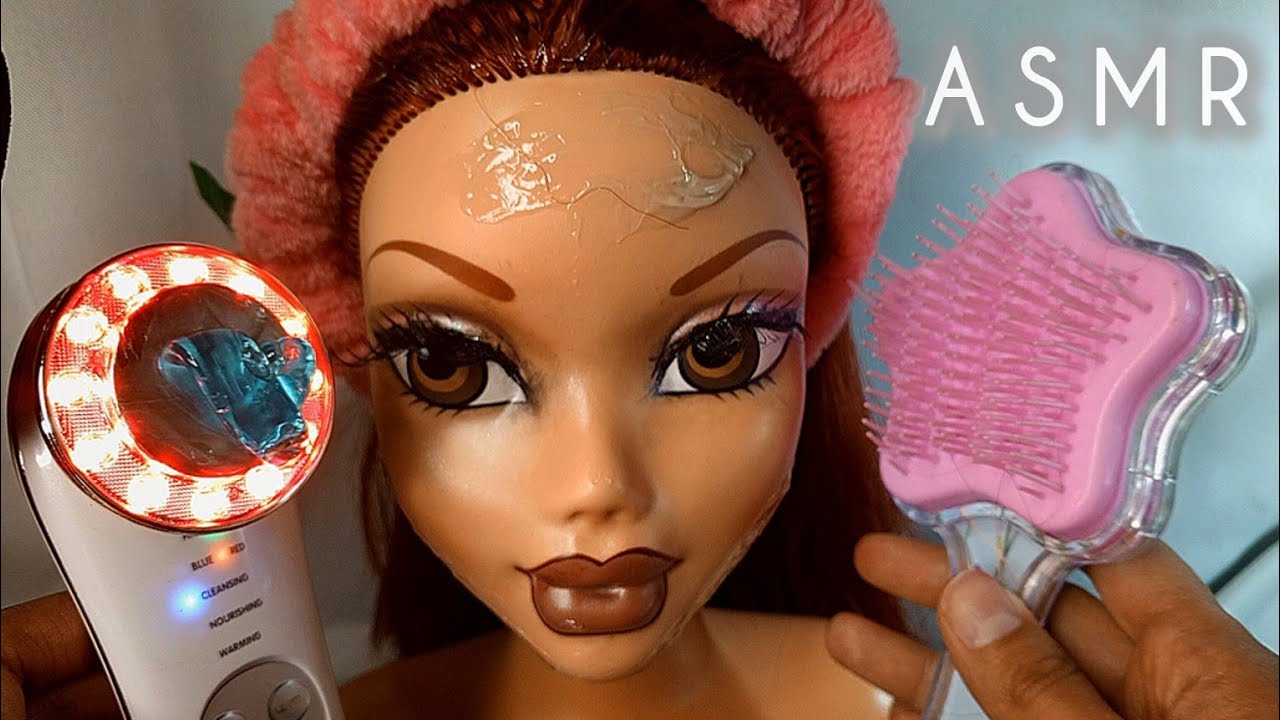 ASMR con Yeri MUA Preparando su Cabello y Rostro con tratamiento para ...