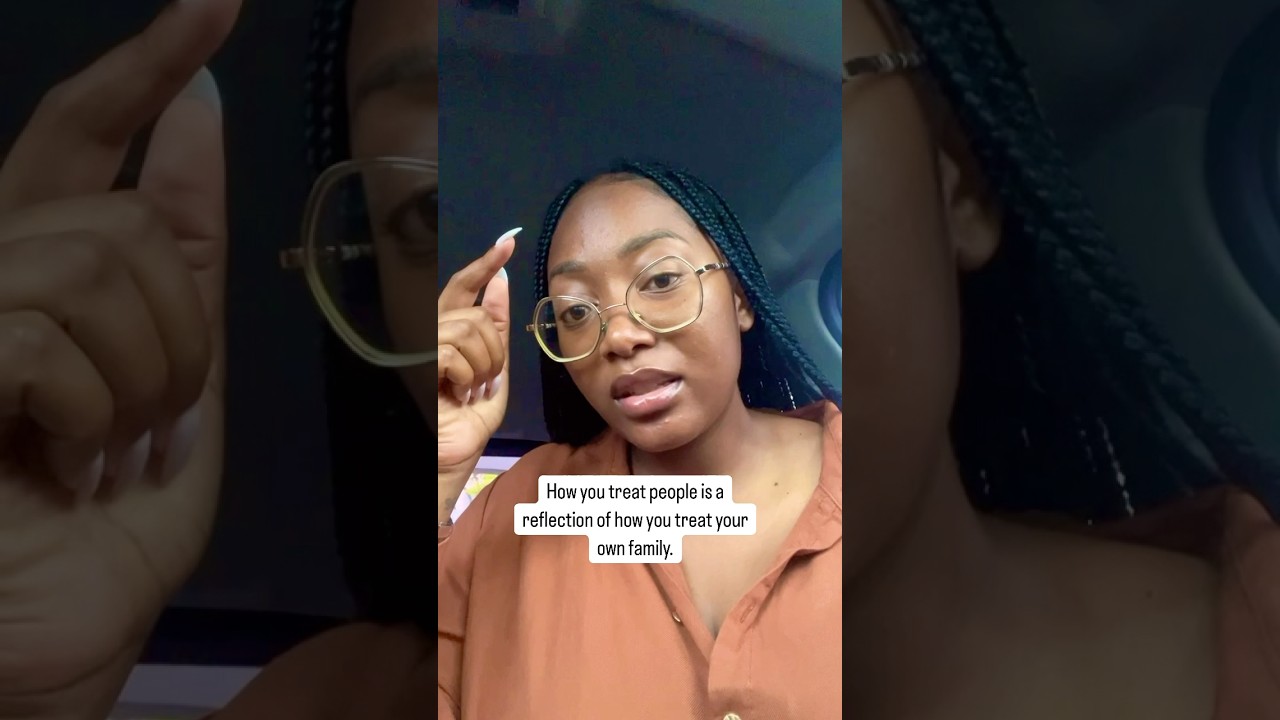 How you treat people is a true reflection of how you treat your own family. #motivation # ...