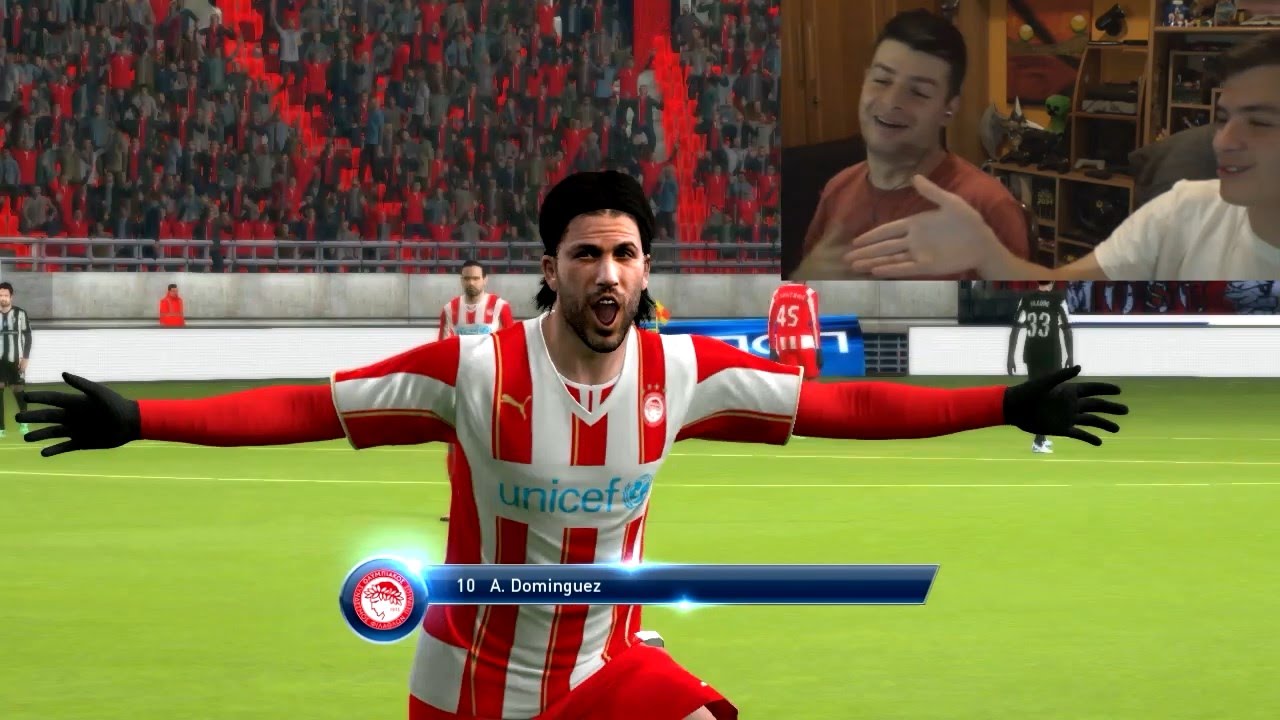 Ολυμπιακός - ΠΑΟΚ | PES 2015 ProGamerZ GREEK Ultimate Patch - YouTube