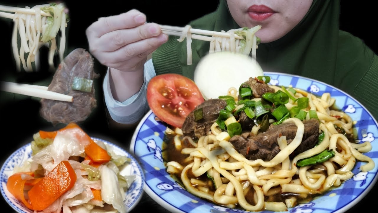 MIE SAPI TAIWAN (NIOROU MIEN)||MAKANAN KHAS TAIWAN - YouTube