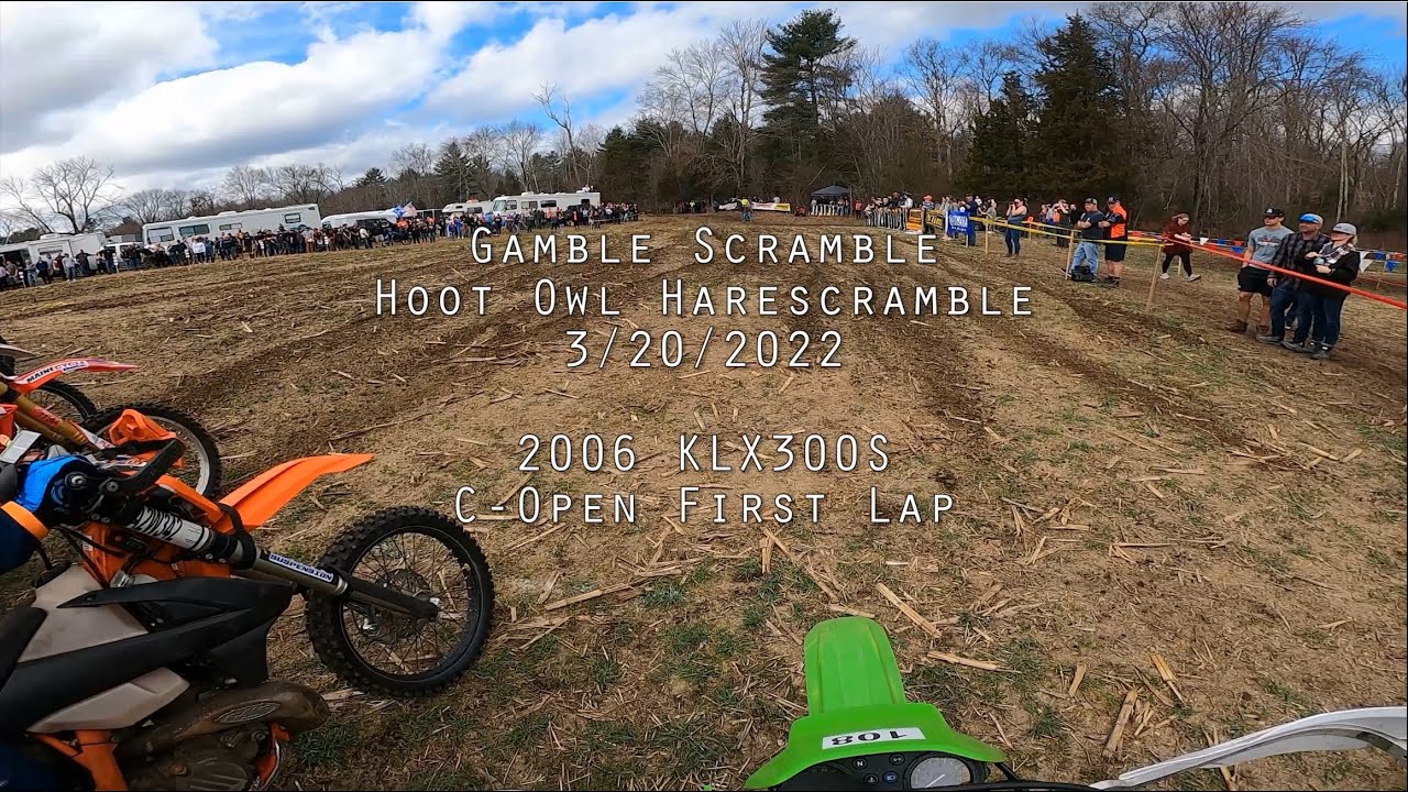 Gamble Scramble - 3/20/2022 - 2006 KLX300S - YouTube
