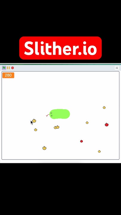 Create a simplified version of slither.io using Scratch #scratch #scratching - YouTube