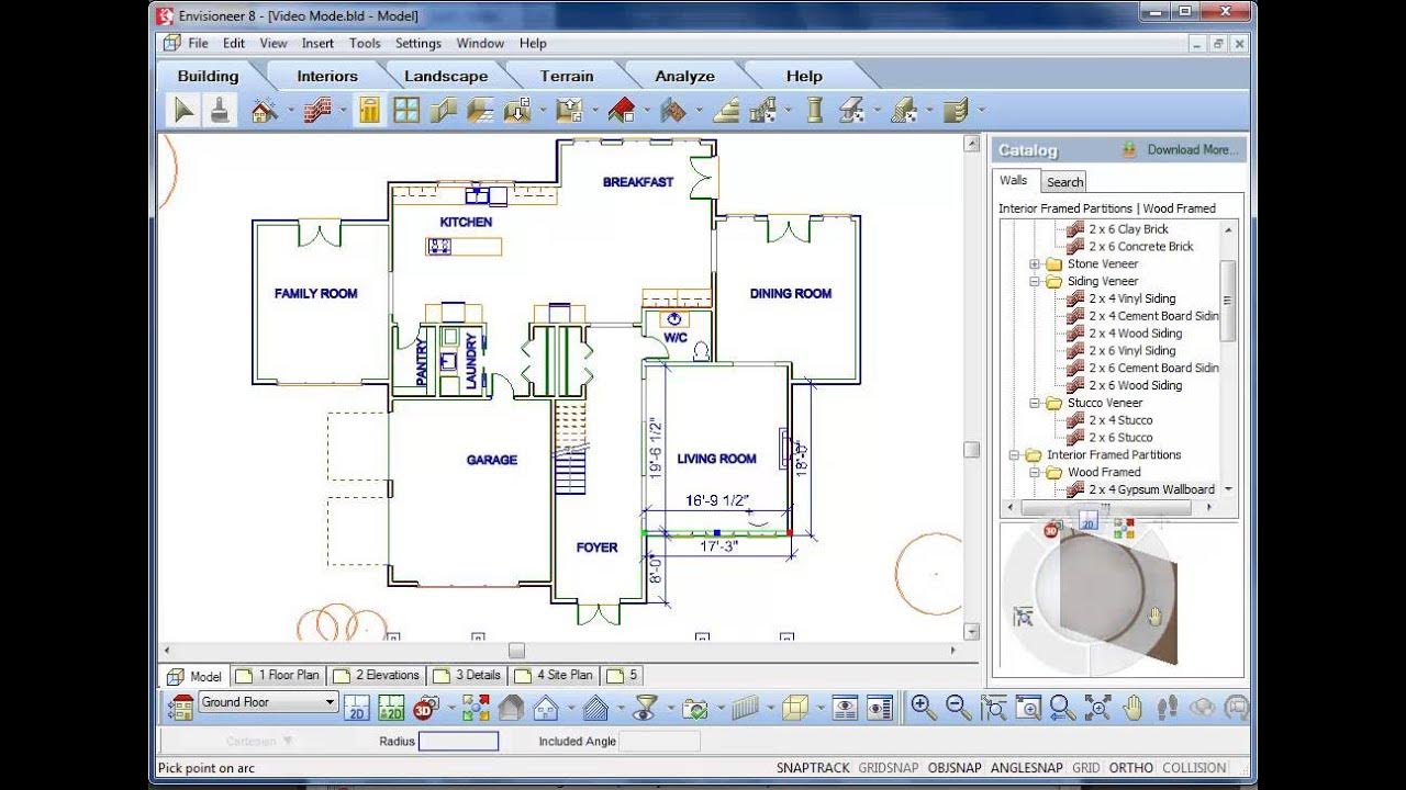 Envisioneer Tooltip - Curving a Wall - YouTube