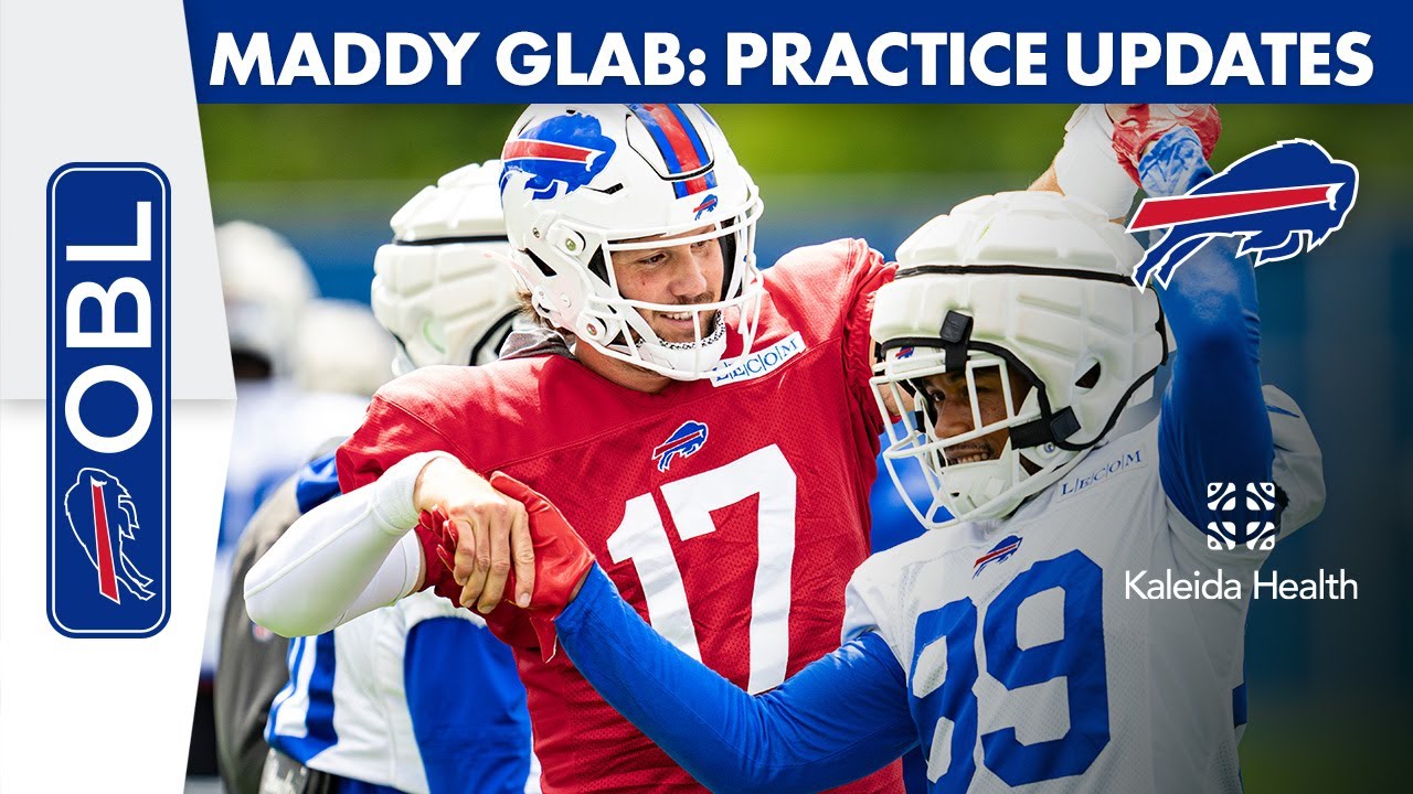 Maddy Glab: Practice Updates Ahead of Panthers-Bills | One Bills Live ...