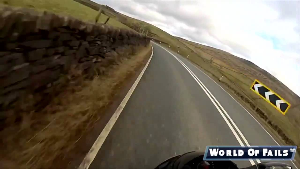 guy driving too fast on road and then - Funny Videos 2015 - YouTube