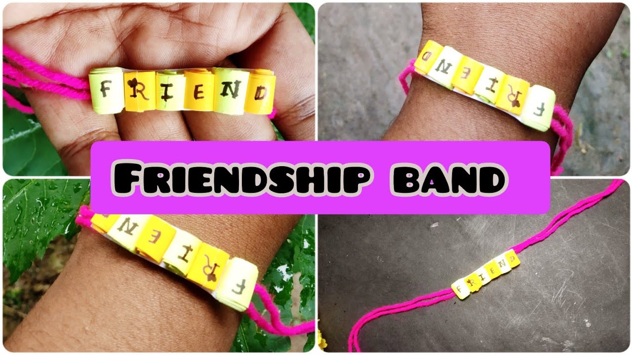 Friendship Band Making At home 🏡//Friendship band 💑👨‍ ️‍👨//Friendship ...