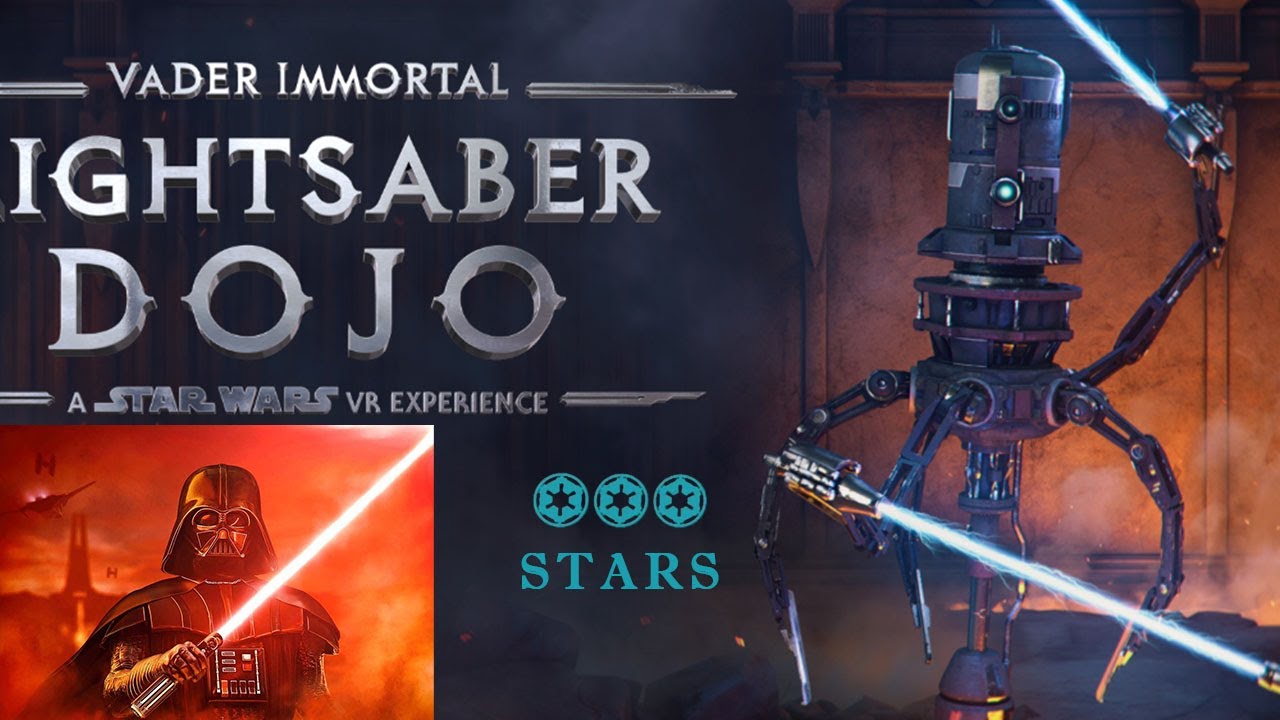 Vader Immortal I Lightsaber Dojo Level 9 | 3 Stars - YouTube
