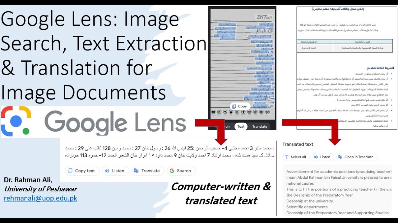 Exploring the Power of Google Lens: Image Search, Text Extraction ...