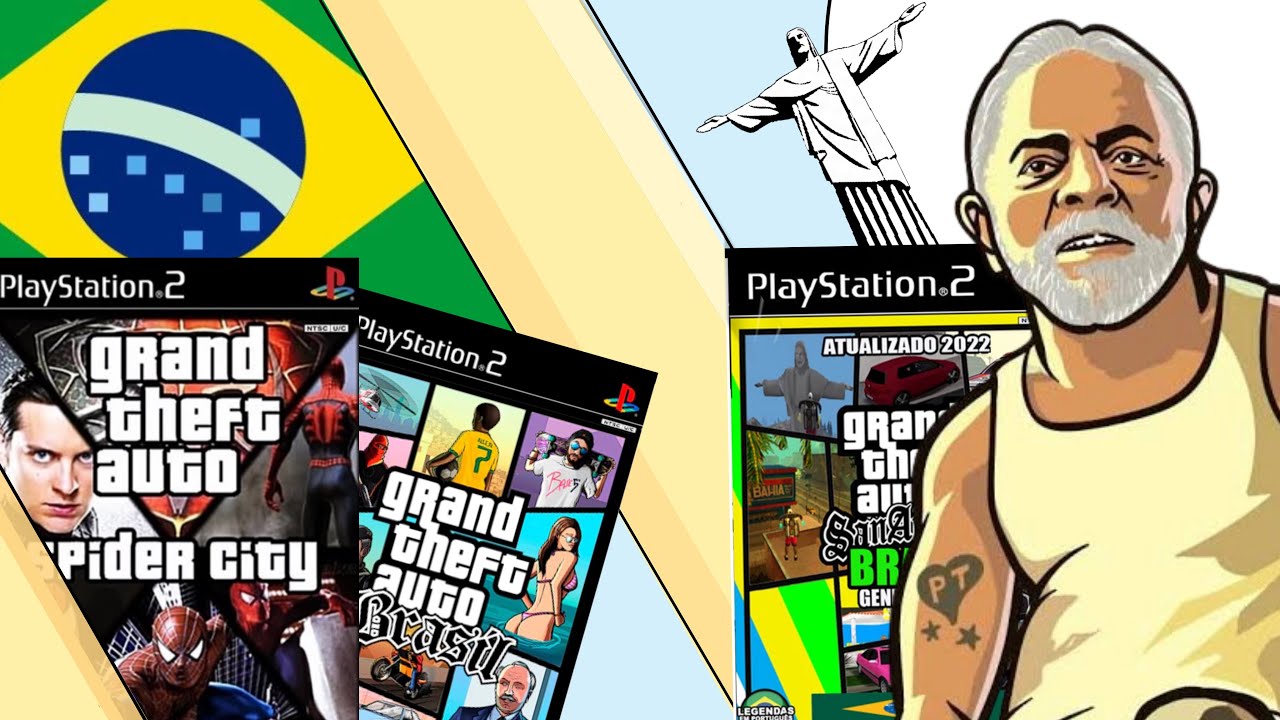 AS VERSÕES MODIFICADAS DO GTA SAN ANDREAS NO PS2 KKKK - YouTube