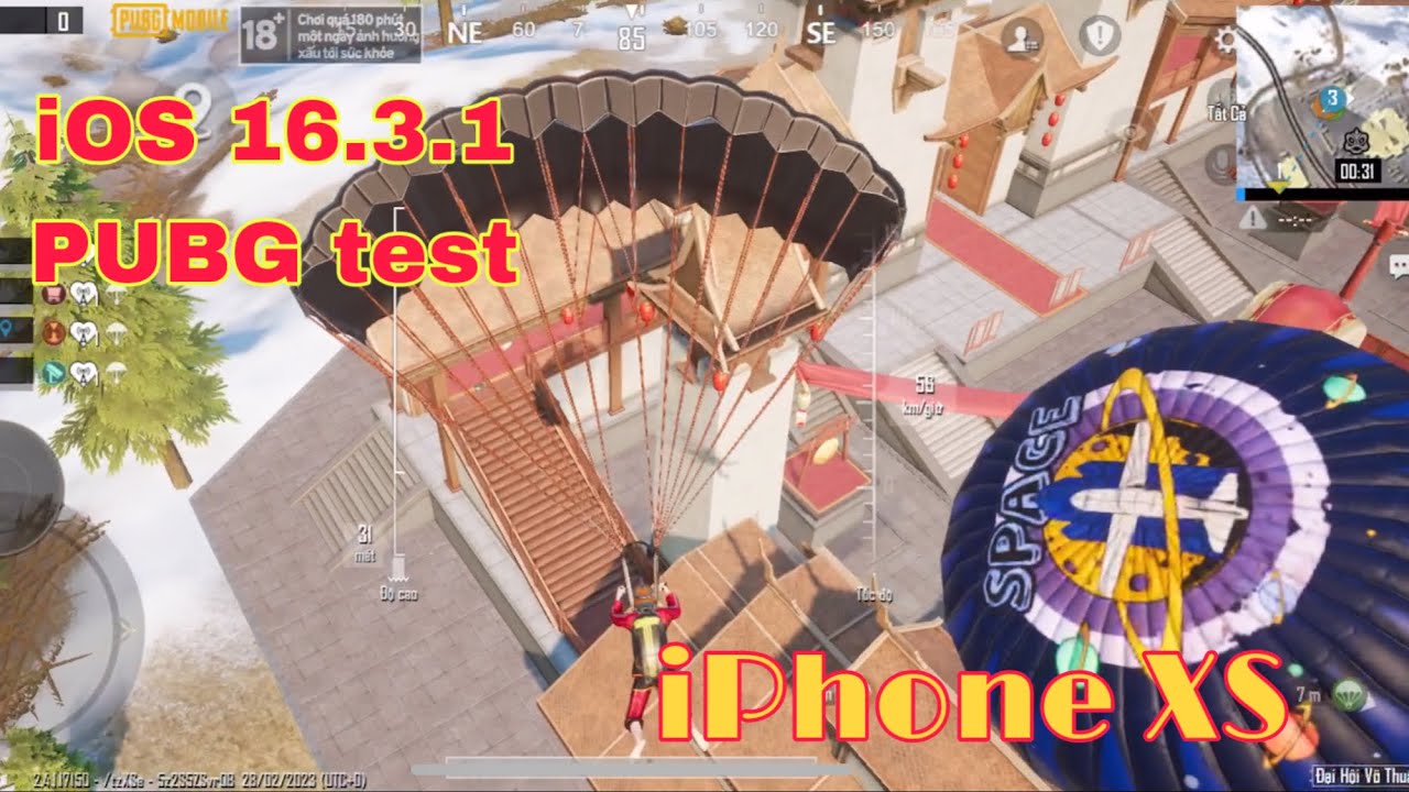 PUBG Mobile | Test PUBG Mobile trên iPhone XS iOS 16.3.1 HDR + 60Fps ...