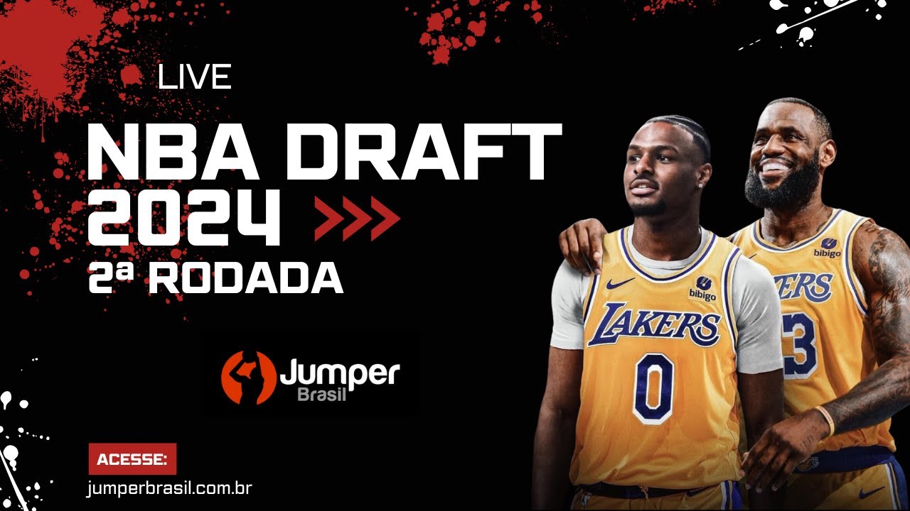 LIVE: NBA DRAFT 2024 - 2ª RODADA - YouTube