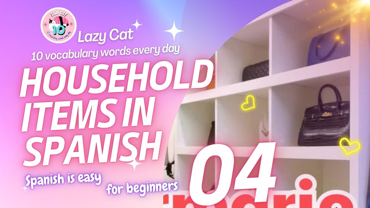 Household Items in Spanish 04 - YouTube
