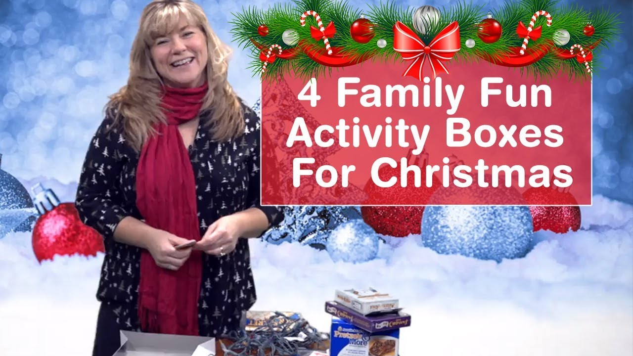 4 family fun activity boxes for Christmas for any budget - YouTube