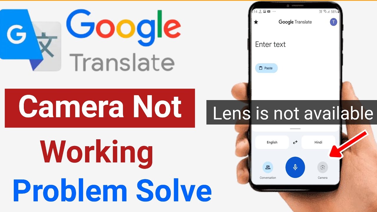 Google translate Camera Not working | Proplem Solve | Google Translate ...