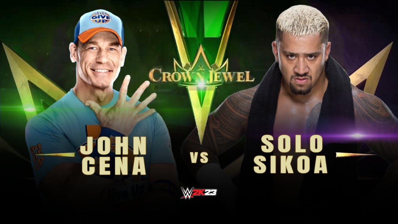 WWE 2K23 (PS5) John Cena vs Solo Sikoa - YouTube