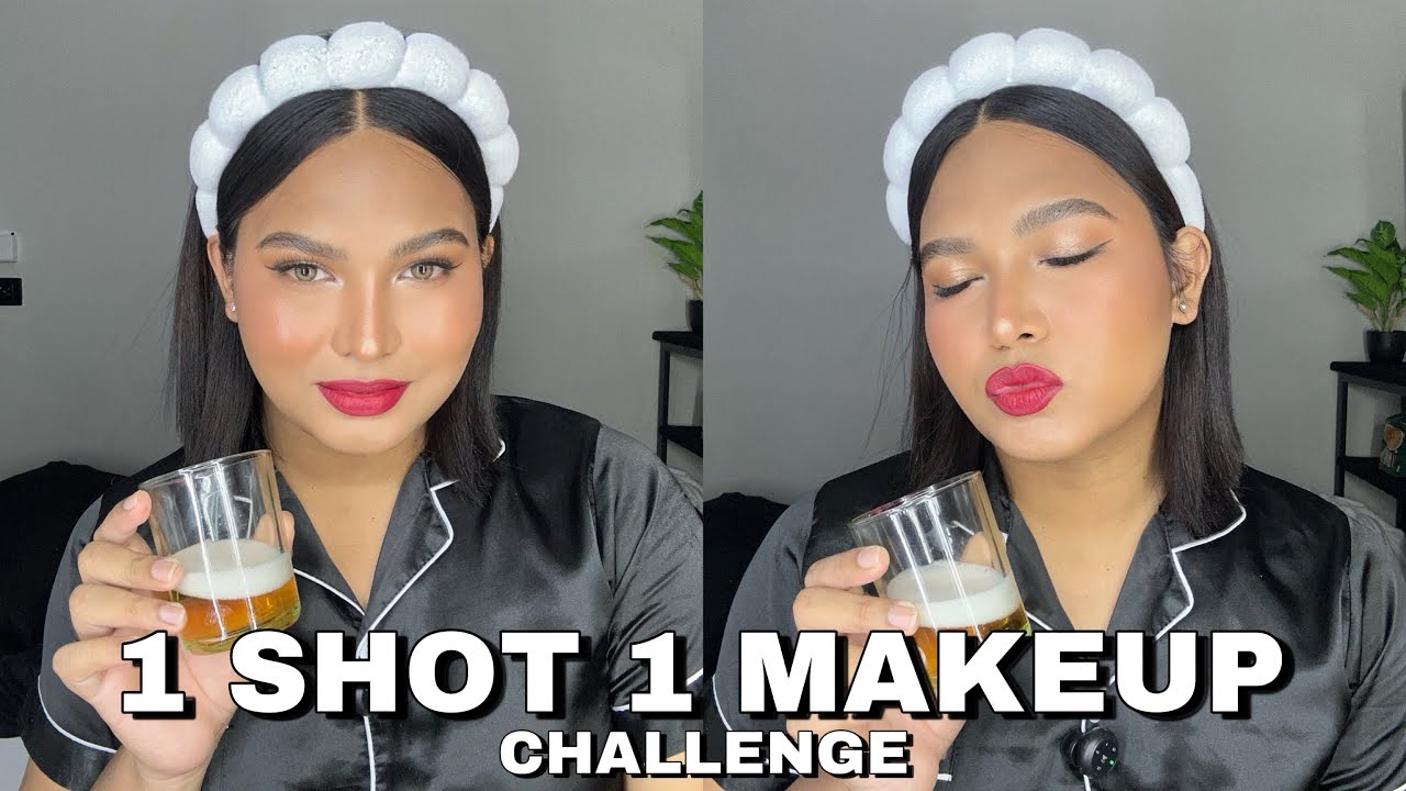 1 SHOT 1 MAKEUP CHALLENGE! - YouTube
