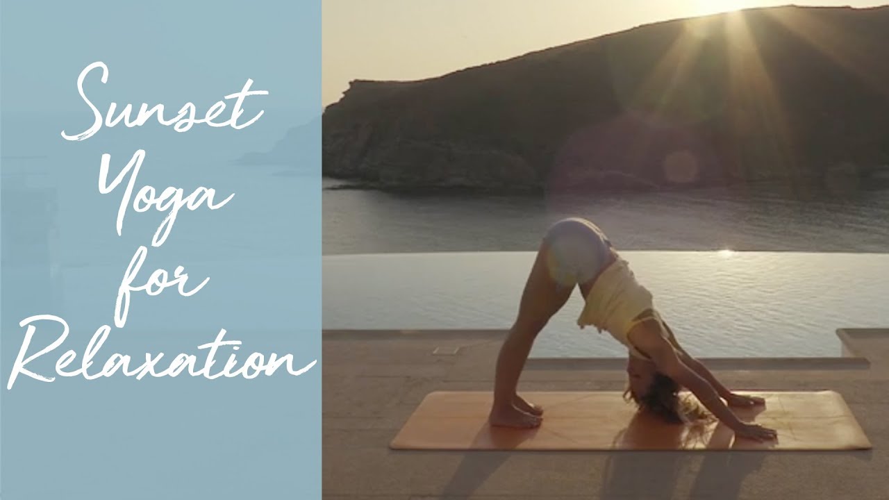 Sunset Yoga for Relaxation — 15 Minute Practice - YouTube