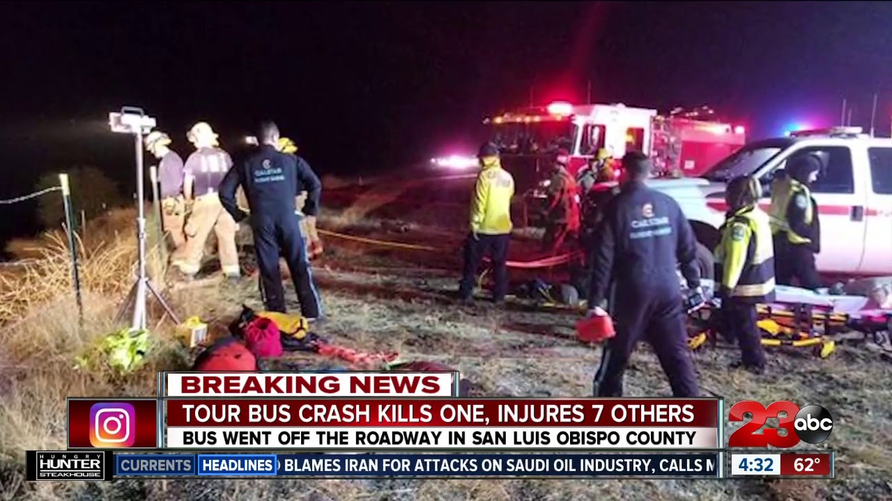 Josh Turner road crew bus crash kills one, injures 7 - YouTube